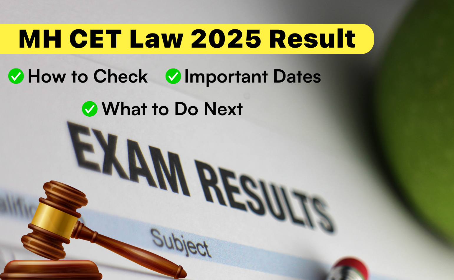 MH CET Law 2025 Result – How to Check and Next Steps